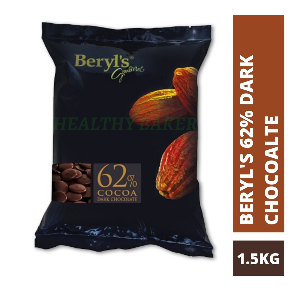 Beryls Dark Chocolate Coin 62% 1.5kg / Coklat Hitam Beryl's Gourmet ...