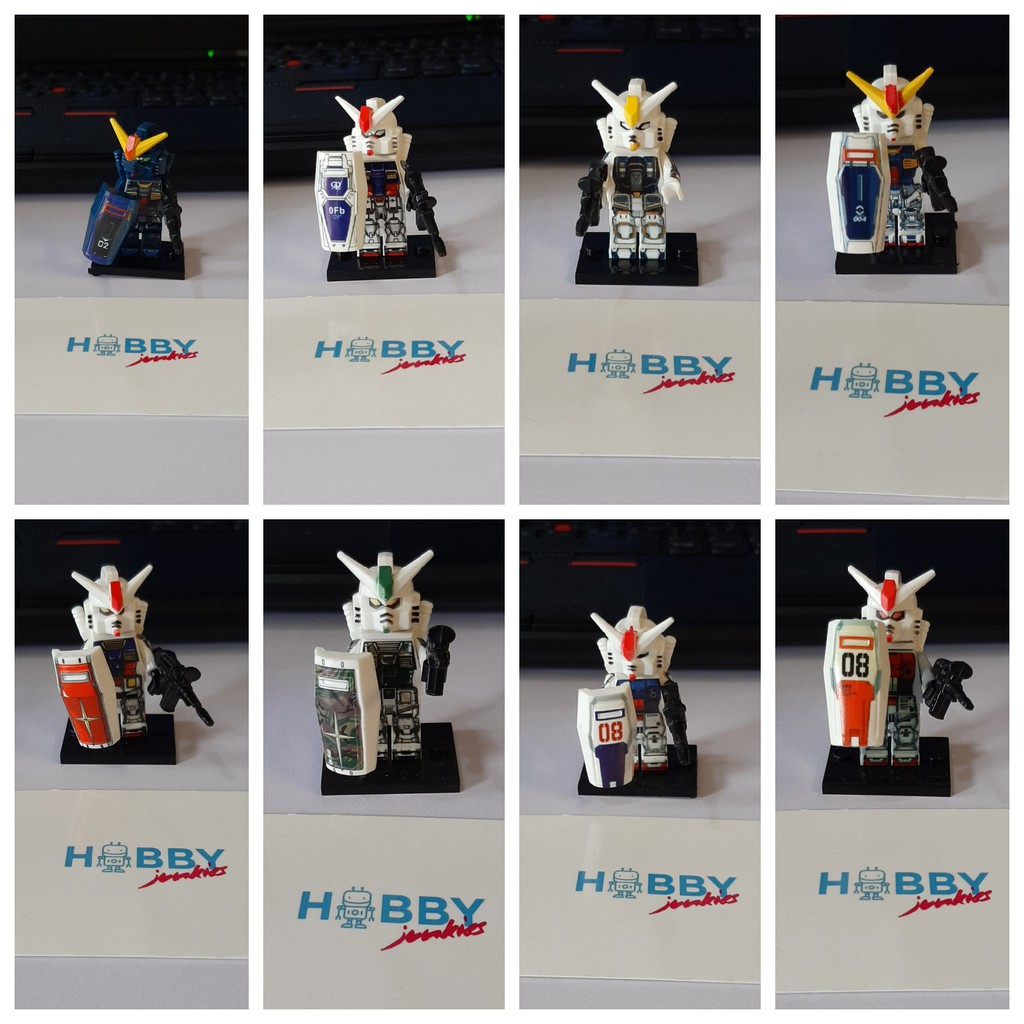 POGO Brick Gundam Zaku RX Minifigure Mini Figure MF Building Blocks ...