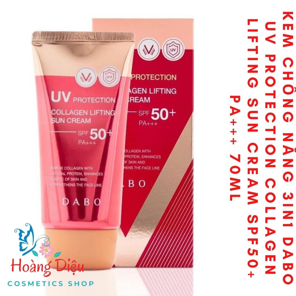 3in1 Dabo UV Protection Collagen Lifting Sun Cream SPF50 + PA + + + 70ml | Shopee Malaysia