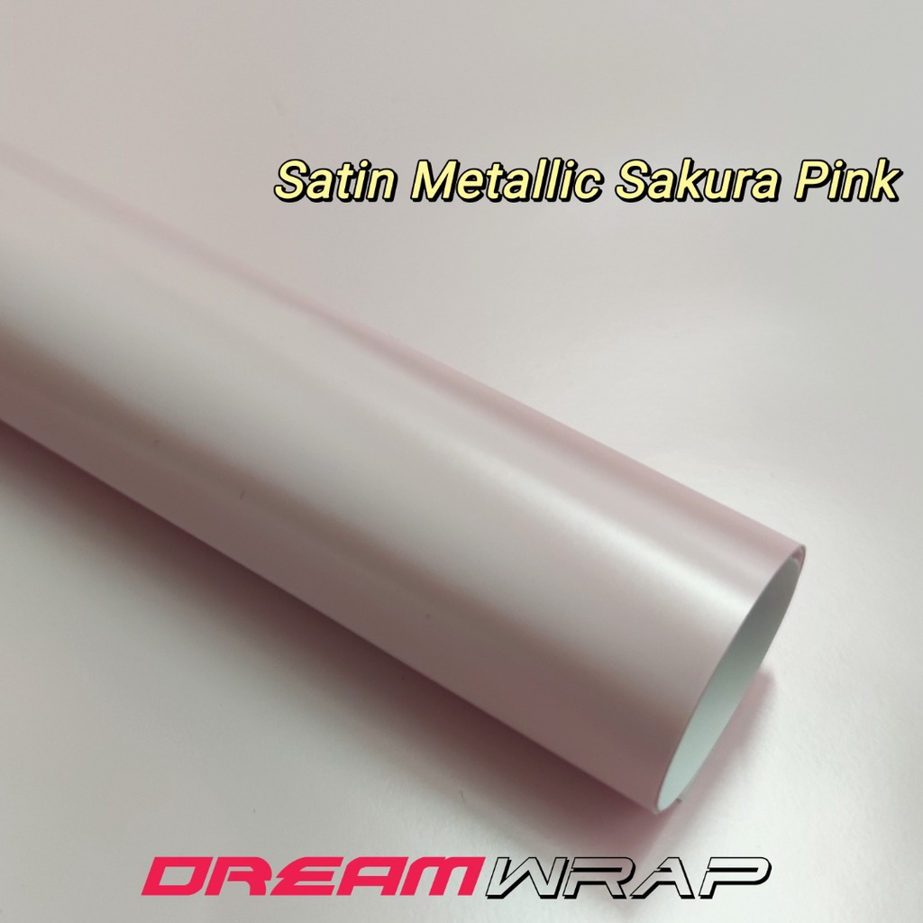 Car Wrapping Vinyl Sticker Satin Sakura Metallic Pink | Shopee Malaysia