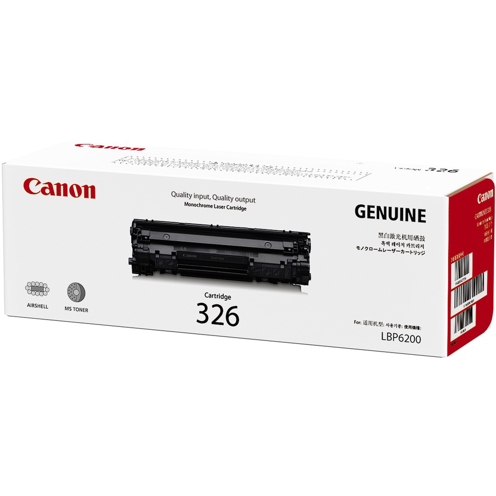 CANON CART 326 ORIGINAL TONER CARTRIDGE/LBP6200/LBP6230/LBP6240 ...