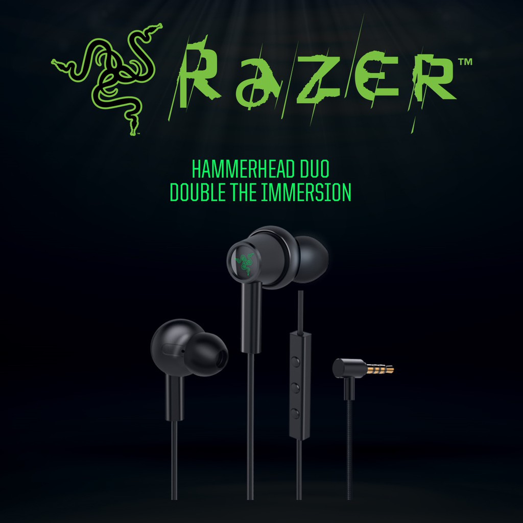 Razer Hammerhead Duo (DOUBLE THE IMMERSION) | Shopee Malaysia