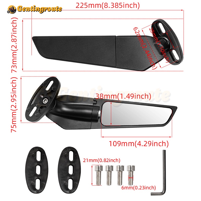 YAMAHA R15 R25 V2 HONDA CBR KAWASAKI NINJA 250 300 400 650 REAR VIEW ...