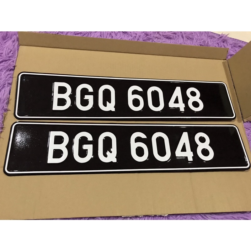 PLATE KERETA BESI * KETUK * satu keping sahaja | Shopee Malaysia