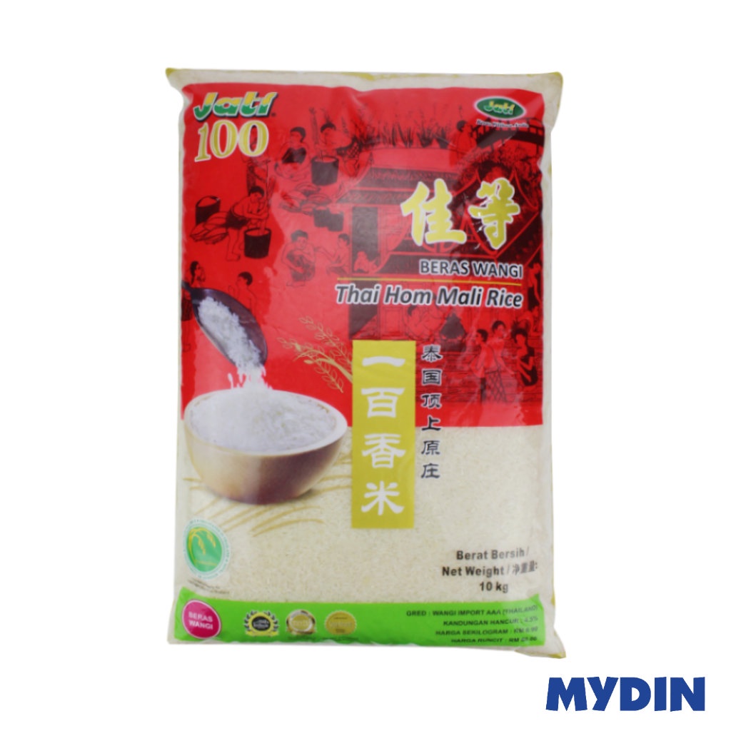 Jati 100 Thai Hom Mali Rice (10kg) | Shopee Malaysia