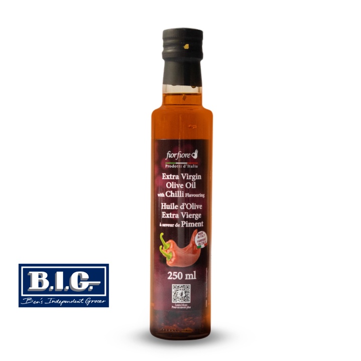 Fior Fiore Extra Virgin Olive Oil Chilli Flavour 250ml (EXP Jul 2023 ...