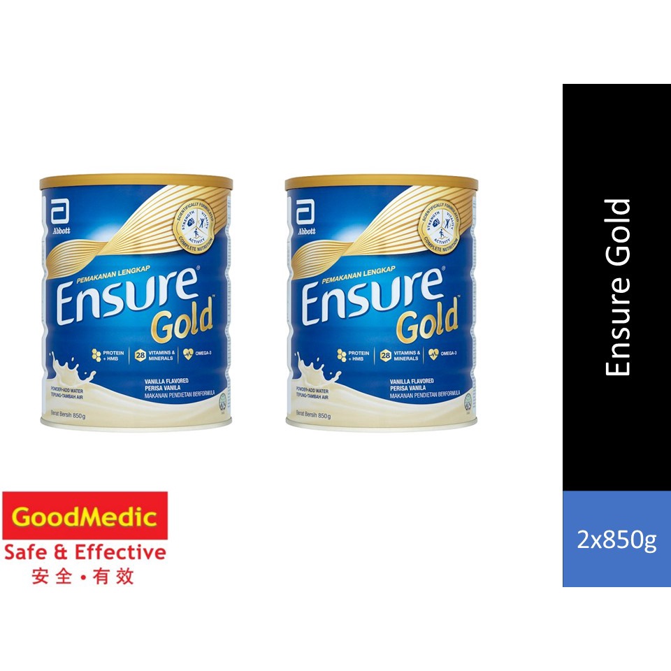 Ensure Gold Vanilla (2x 850g/ 850g) | Shopee Malaysia
