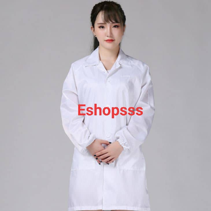 BAJU ESD (PUTIH / BIRU) | Shopee Malaysia