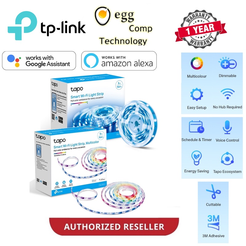 TP LINK TAPO L900-5 RGB / L920-5 RGBIC SMART LED LIGHT STRIP GAMING ...