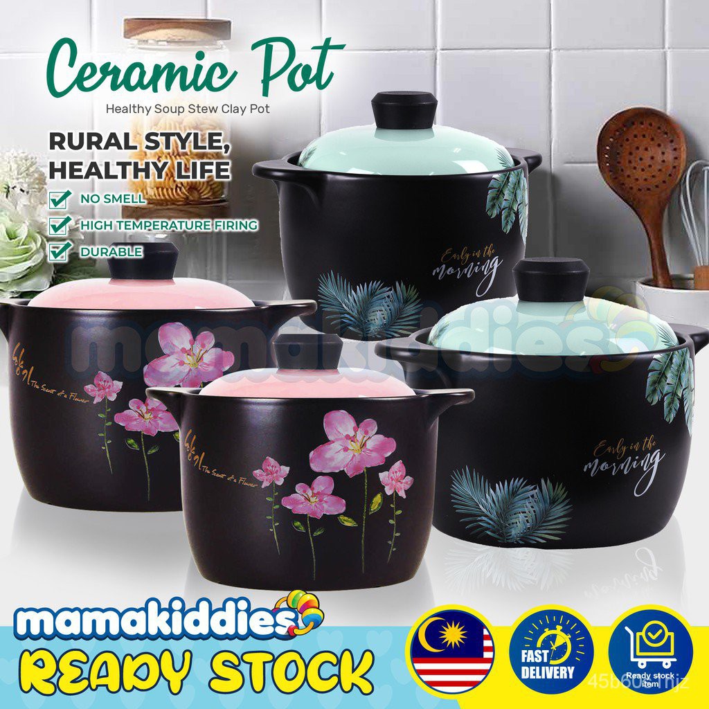 【READY STOCK)】Roy Queen Healthy High-Quality Cookware Ceramic Casserole ...