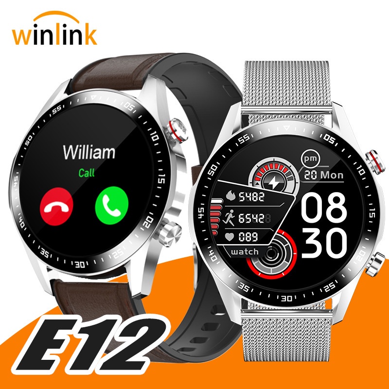 Wechat E12 smart watch one button multi motion custom dial Bluetooth ...