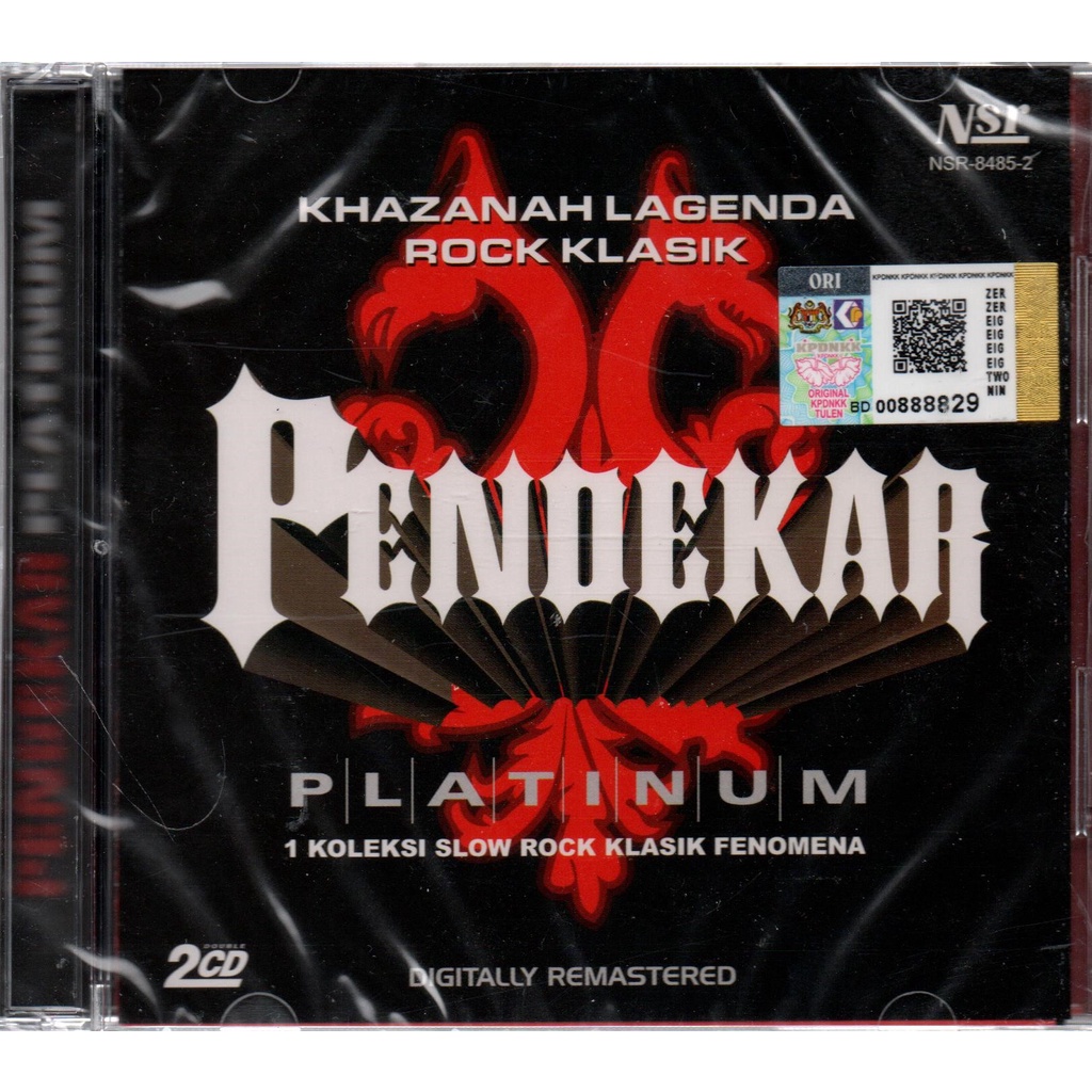 CD Pendekar - Platinum (2CD / 28 Lagu-Lagu) NSR-8485-2 | Shopee Malaysia