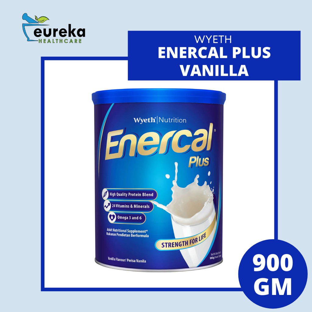 WYETH ENERCAL PLUS VANILLA FLAVOUR 900G | Shopee Malaysia