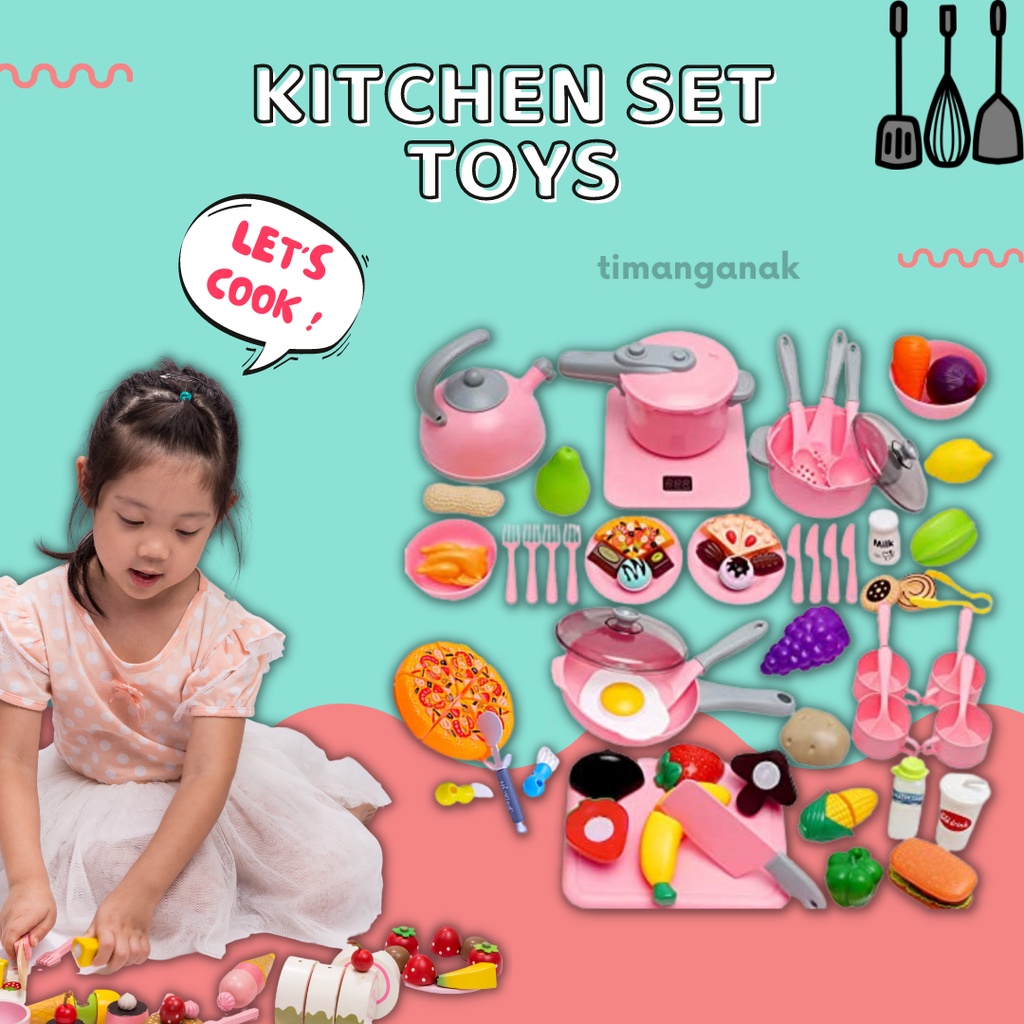 [READY STOCK] Cooking Toys Set/ Mainan Masak Masakan Set/ Mainan Masak ...