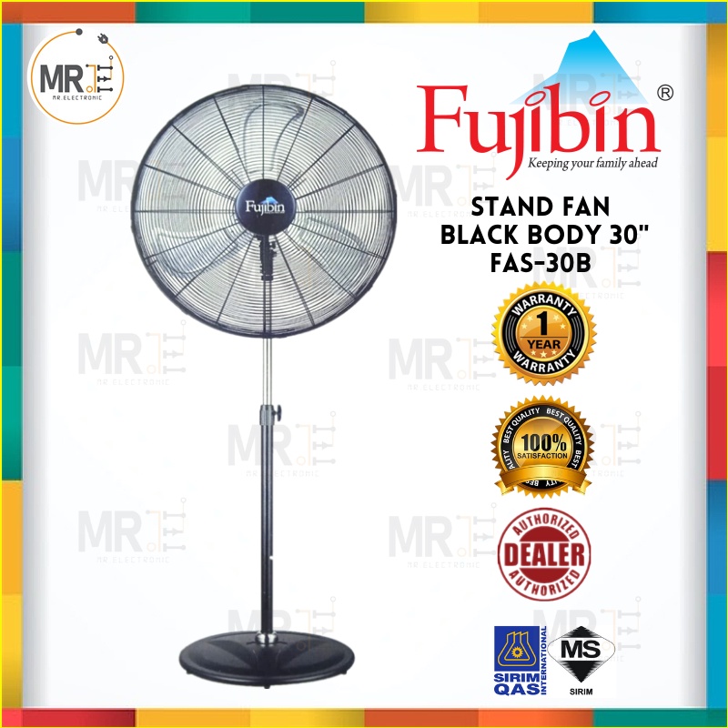 FUJIBIN 30'' Industrial Commercial Heavy Duty Stand Fan ( FAS-30B ...