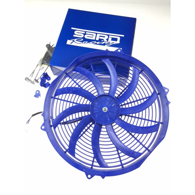 Sard radiator fan 16 inch blue color - electric fan | Shopee Malaysia