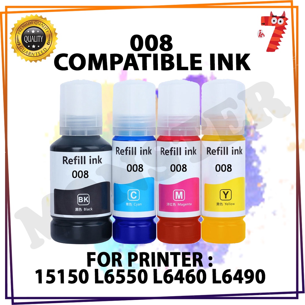 008 Compatible Pigment Ink Refill (Black/Cyan/Magenta/Yellow) Pigment ... 008 Compatible Pigment Ink Refill (Black/Cyan/Magenta/Yellow) Pigment ...