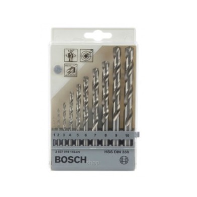 BOSCH 2607019115 HSS-G METAL DRILL BIT SET (10-PCS) | Shopee Malaysia
