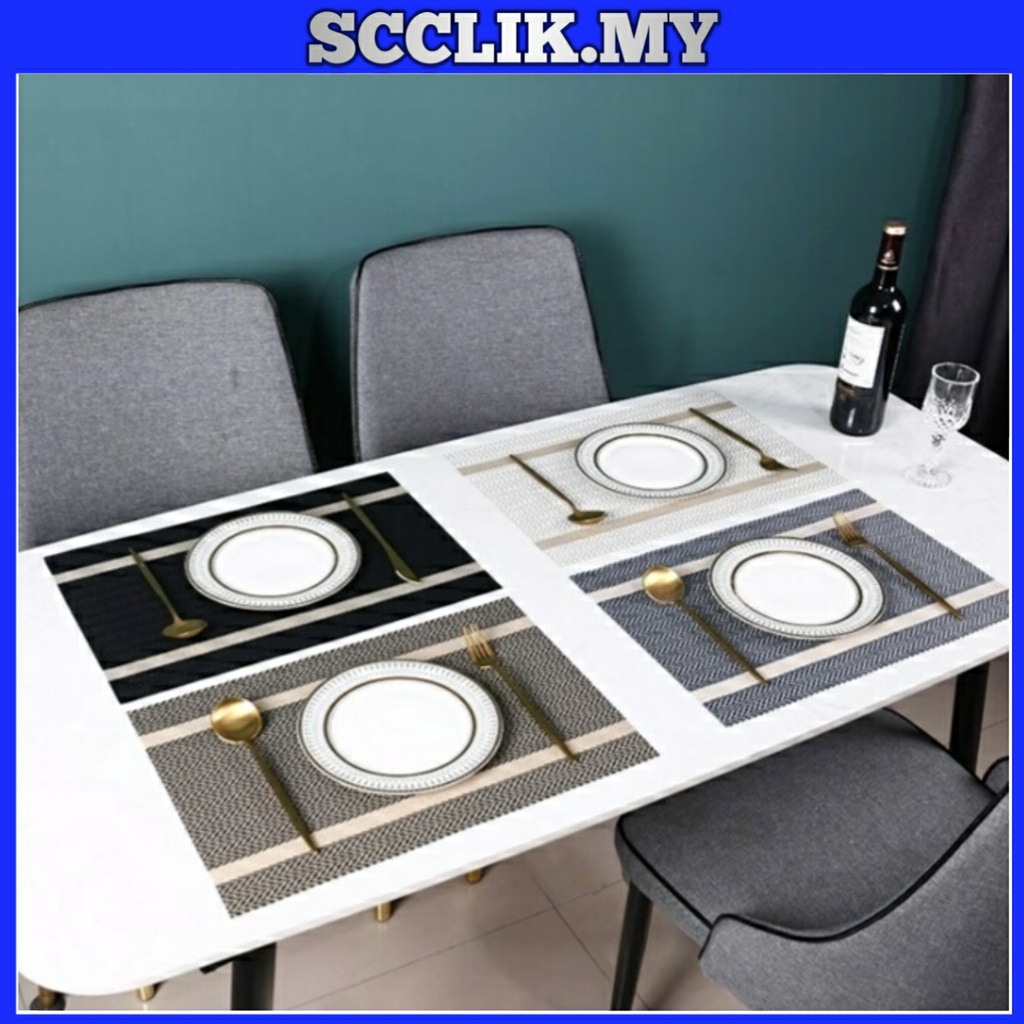 Lapik Pinggan Makan, Alas Pinggan Meja Makan, Lapik Pinggan Atas Meja ...