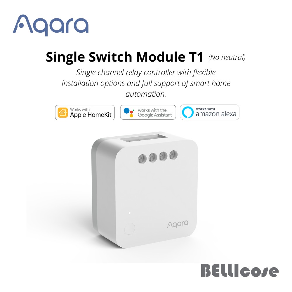 Aqara Single Switch Module T1 - No Neutral (Authorized Distributor ...