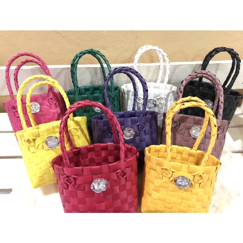 Beg anyam/Beg kraftangan/ Beng penan/ Goodies /Tote bag / Beg pvc ...