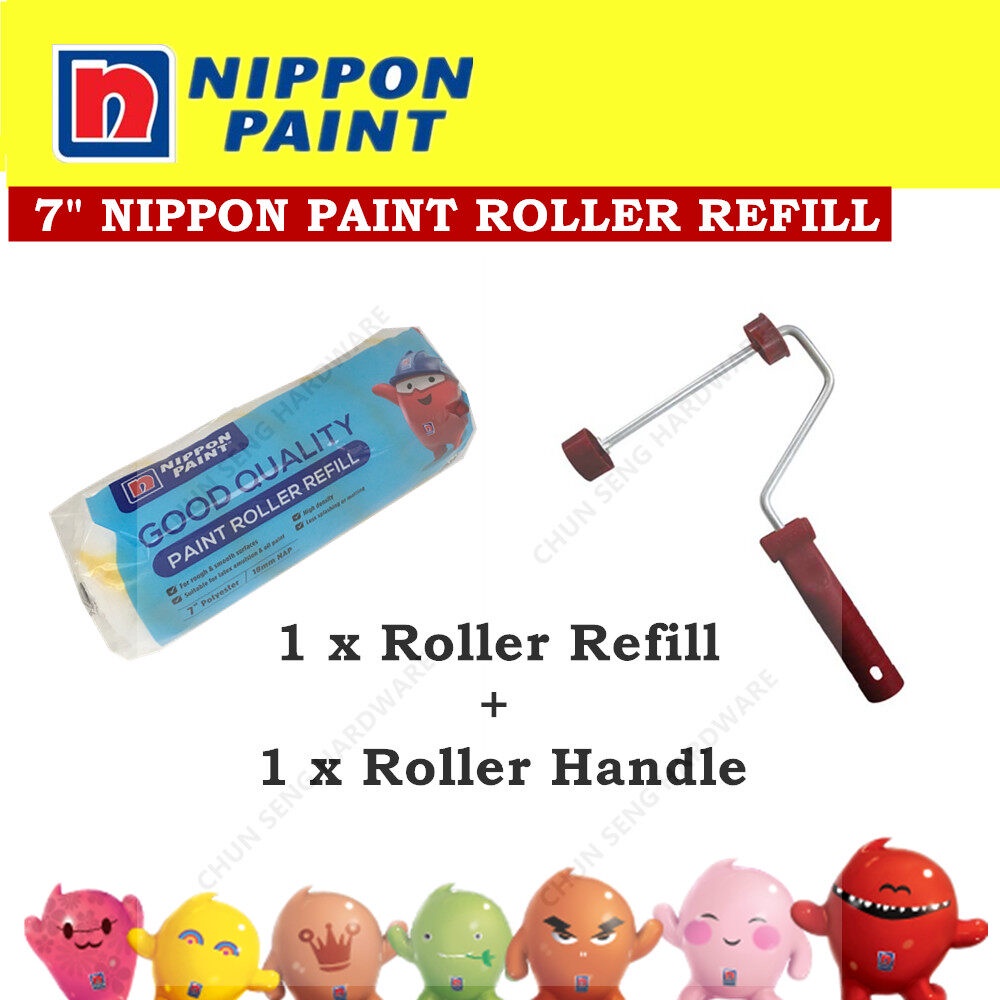 7" NIPPON PAINT ROLLER REFILL 7" Polyester Roller Refill Roller Refill ...