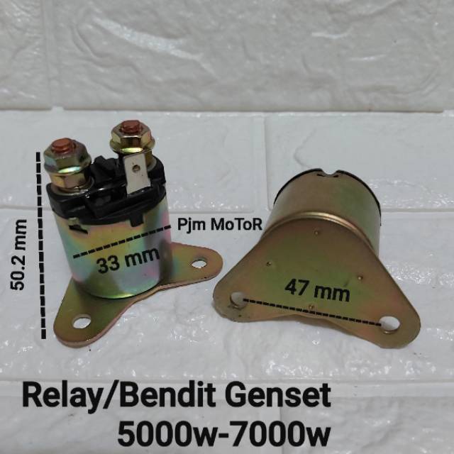 MESIN Bandit Relay Selenoid Starter Relay Genset Engine Starter Relay ...