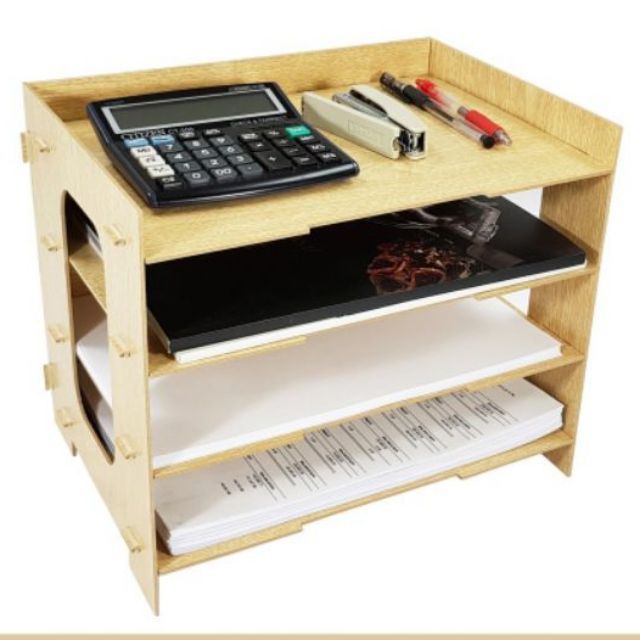 Study desk organiser file storage computer workstation office room ...