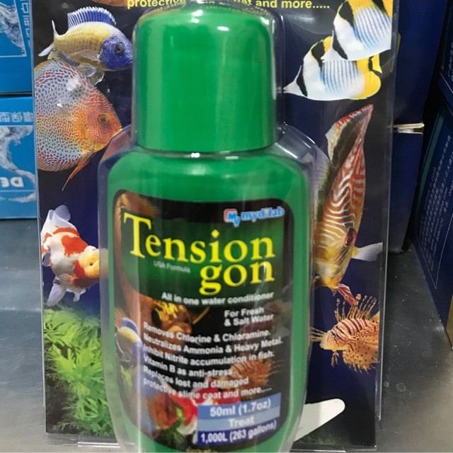 MYDILAB® Tension Gon Fish Premium Anti-chlorine 50ML/Ubat Anti-chlorine ...