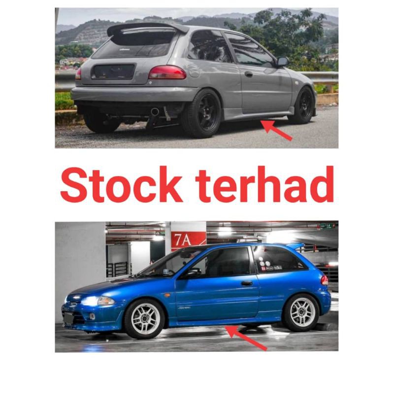 PU PROTON SATRIA SIDE SKIRT MIVEC HOT SALES SUPER SALES SATRIA R3 ...