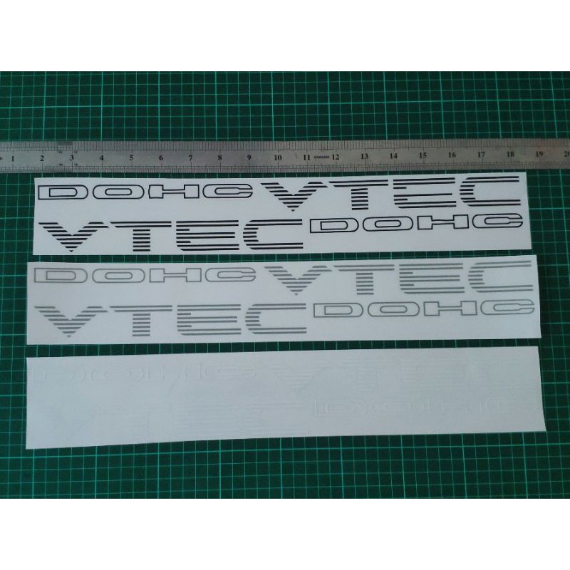 Sticker Kereta DOHC VTEC (Door sticker) | Shopee Malaysia