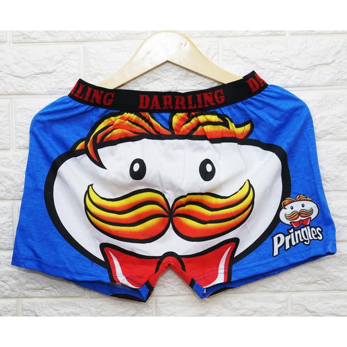 character boxer briefs / boxer shorts men and pringles pattern cotton ...