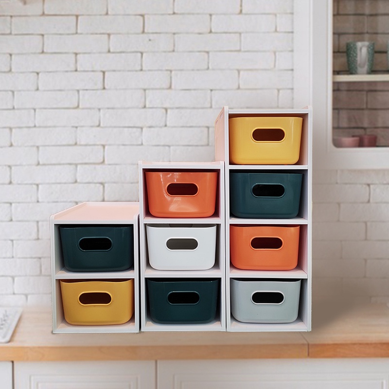 Ins style desktop organizer drawer storage rack tabletop rack multi ...