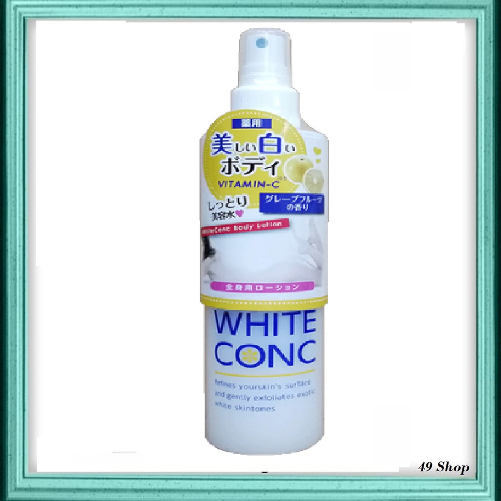 【Ready Stock】Japan White Conc Moisturizing Body Spray Cii White Conc 身体 ...