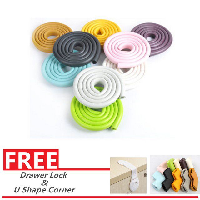 Safety Bumper Strip U Shape Table Guard (Random Colour) | Shopee Malaysia