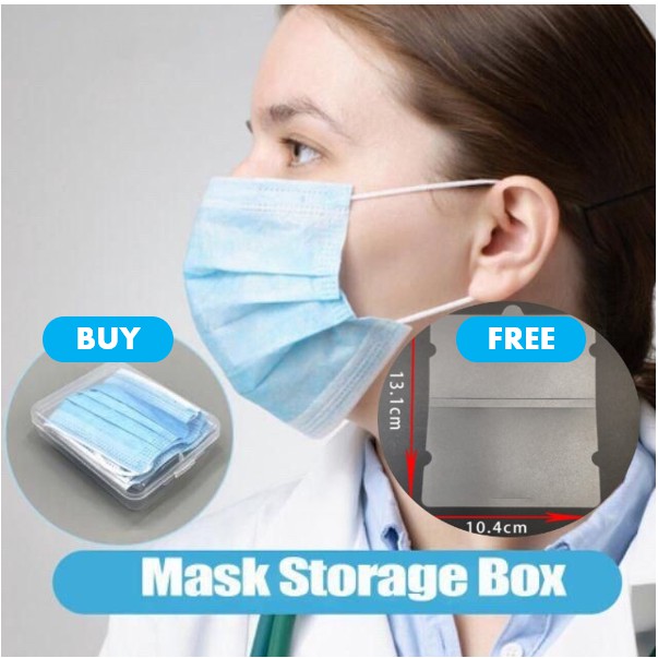 RM 1 only!!Portable Face Masks Storage Box | Shopee Malaysia
