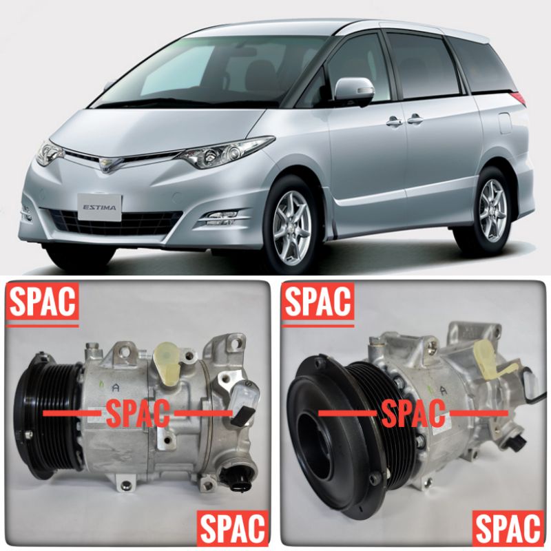TOYOTA ESTIMA 2.4 ACR50 💯% ORIGINAL DENSO 📣NEW COMPRESSOR 📣 | Shopee ...