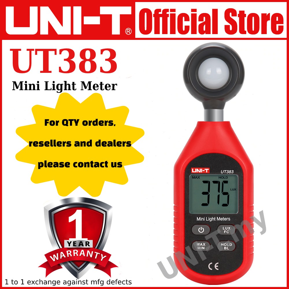 UNI-T UT383 Mini Light Meter (Lux/Fc) | Shopee Malaysia