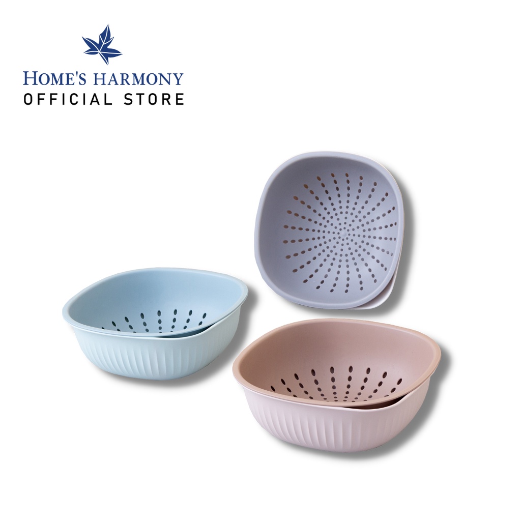 Casa Studio Misato Square Sieve 2 in 1 Set Food Colander | Shopee Malaysia
