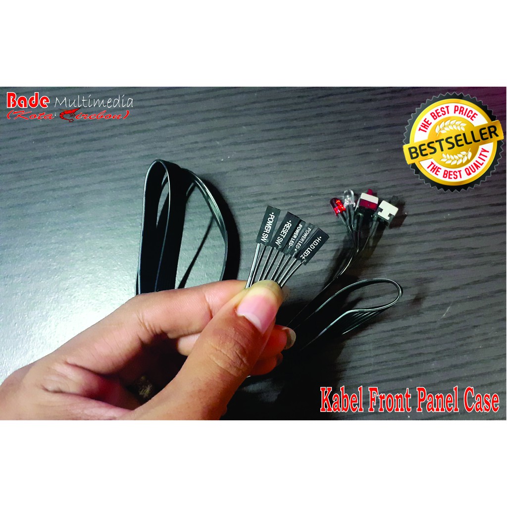 TOMBOL Mobo To Casing CPU black Power Start Front Panel Switch Button ...