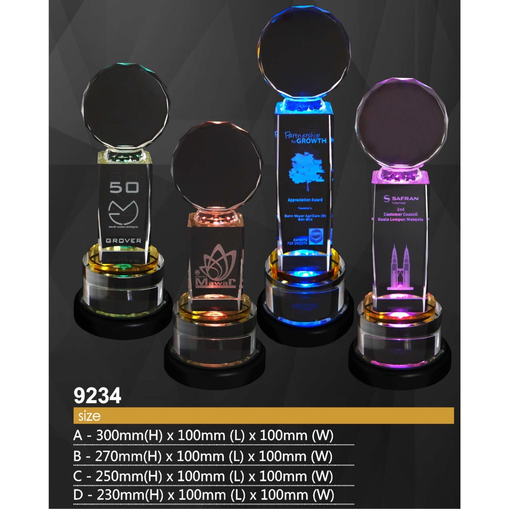 9234 Free Printing Trophy, Crystal Plaques & Crystal Trophy, LED ... 9234 Free Printing Trophy, Crystal Plaques & Crystal Trophy, LED ...