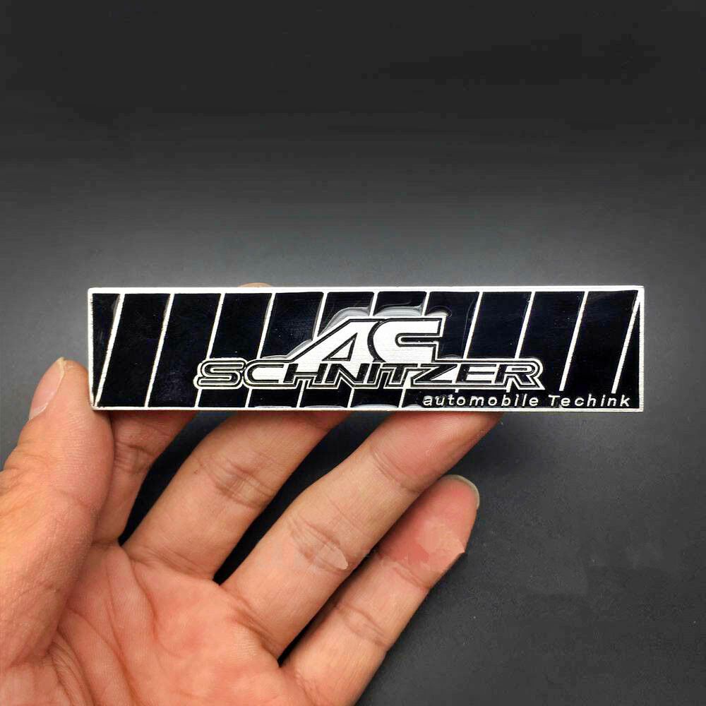 Metal AC Schnitzer Logo Emblem Badge Sticker Auto Trunk Rear Tailgate ...