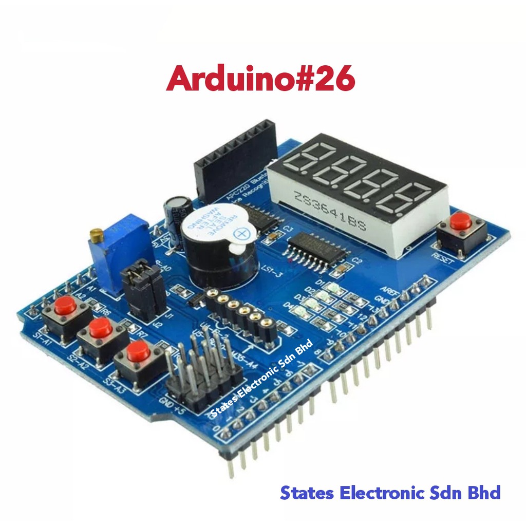 Arduino#26 ARDU0085 Multi-function Shield Expansion Board | Shopee Malaysia