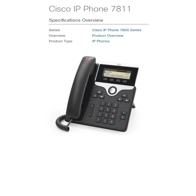 Cisco IP Phone 7811 ( CP-7811-K9 ) | Shopee Malaysia