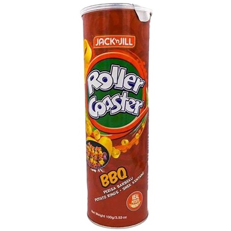 JACK 'N JILL Roller Coaster Cheese / BBQ Canister Snack (100g) | Shopee ...