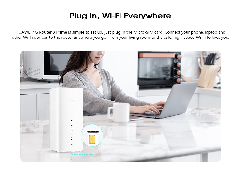 Huawei 5G CPE Pro WiFi Router H312-371 LTE Cat19 Gigabit CPE router ...