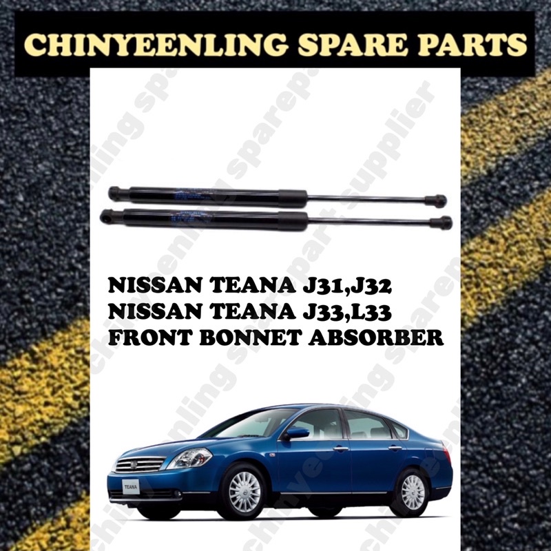 Nissan Teana J31, J32 ,J33, L33 Front Bonnet Absorber (1pc) | Shopee ...
