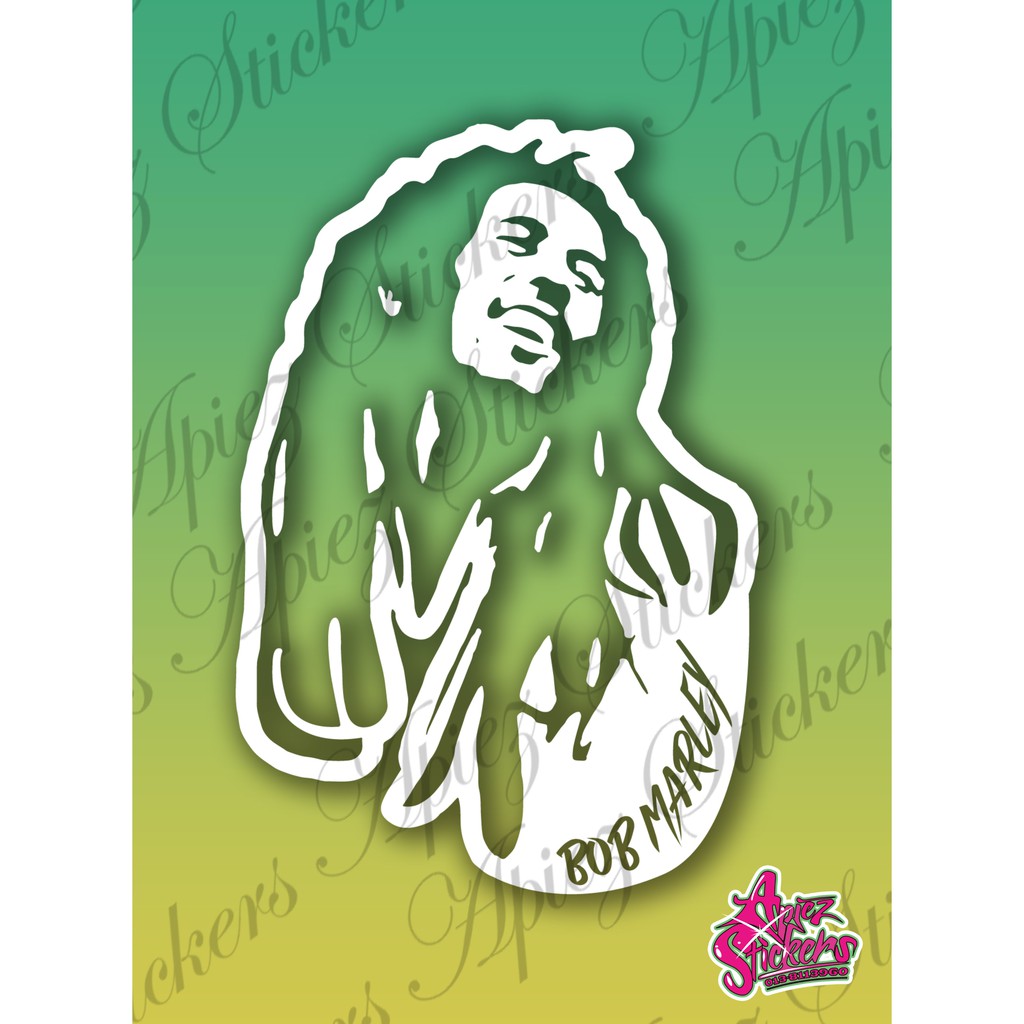 Bob Marley Sticker (No Background) | Shopee Malaysia