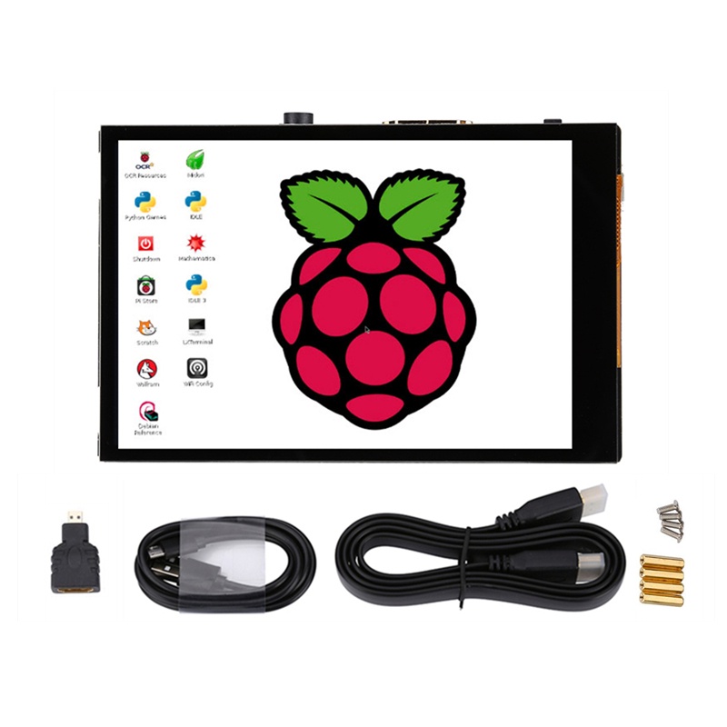 New 3.5 Inch USB HDMI TFT LCD Display Capacitive Touch Screen 320x480 For Raspberry Pi 4B 3B ...