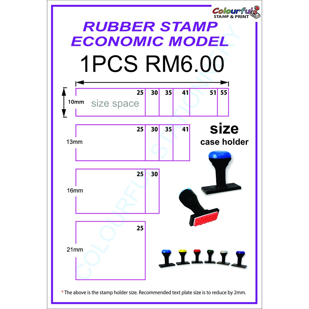 Rubber Stamp Economic Series Chop (Custom Made) 100% hight quality ...